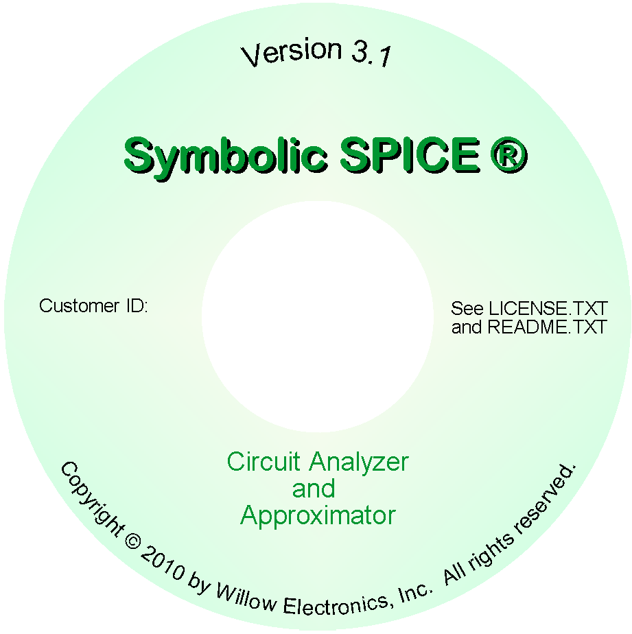 SYMBOLIC SPICE® SOFTWARE & USER MANUAL - The University of Analog ...