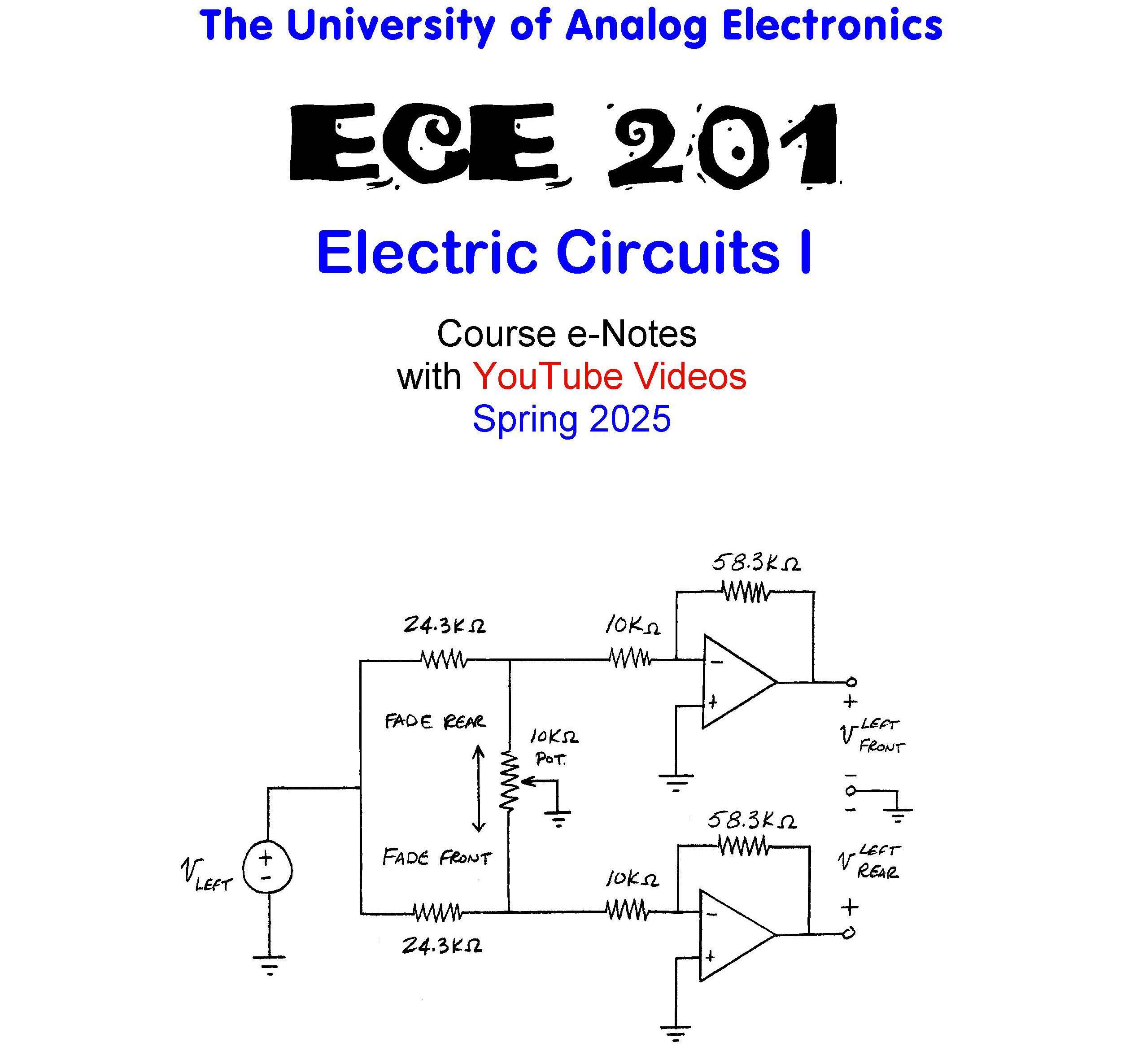 ECE 201: Electric Circuits I - The University of Analog Electronics